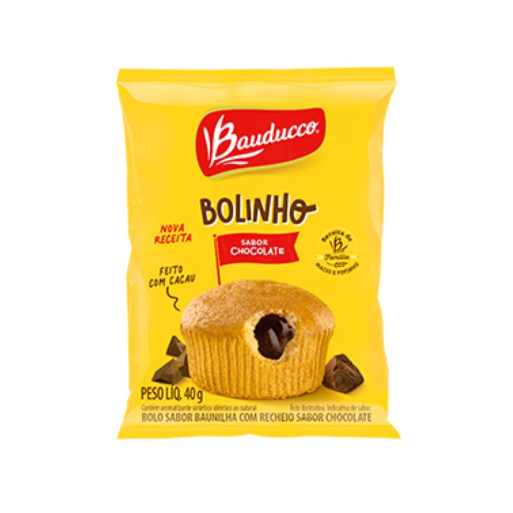 BOLINHO BAUDUCCO 40G CHOCOLATE - lavagnoli