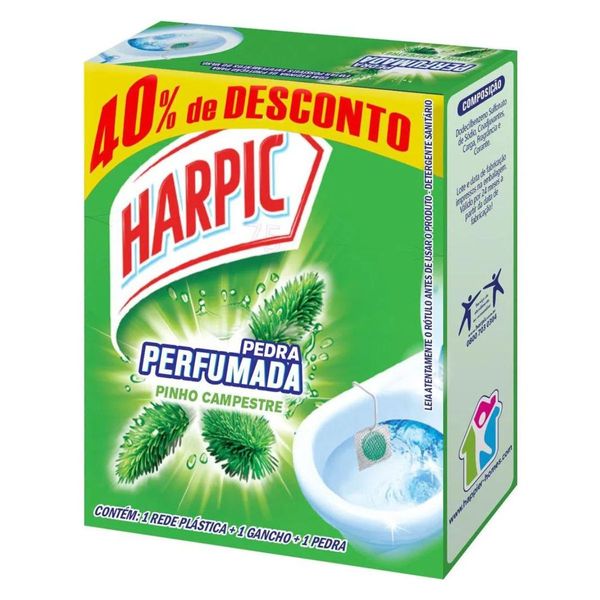 PEDRA SANITÁRIA HARPIC PLUS 40%DESC PINHO - lavagnoli