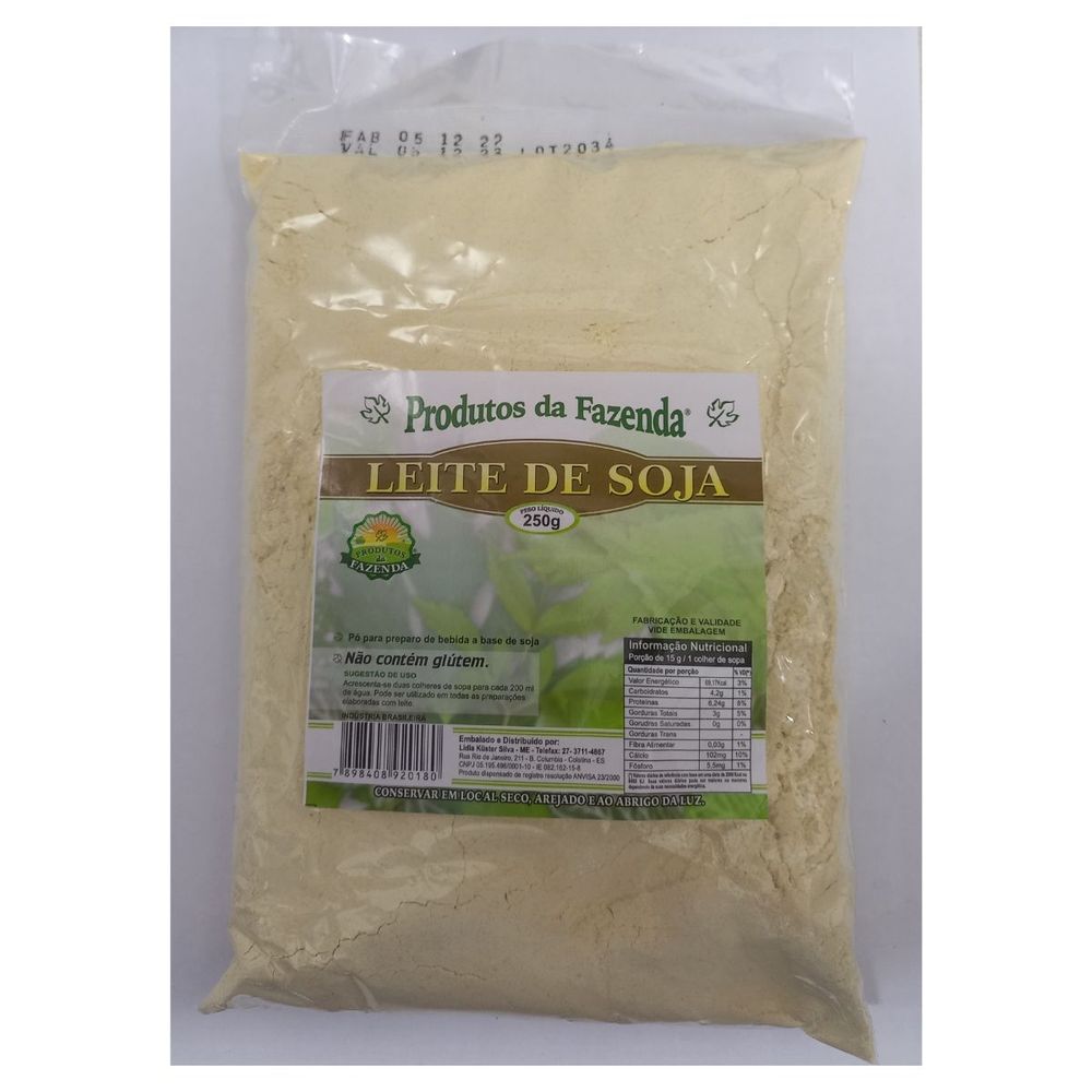EXTRATO LEITE SOJA FAZENDA 250G - lavagnoli