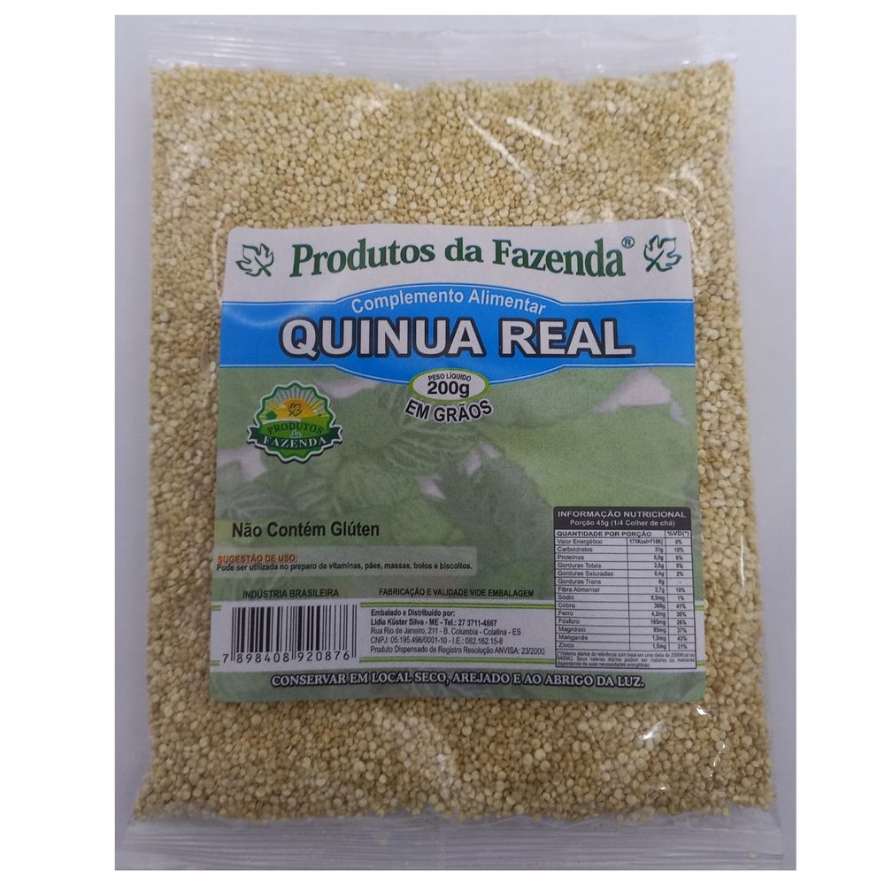 QUINOA REAL FAZENDA 200G - lavagnoli