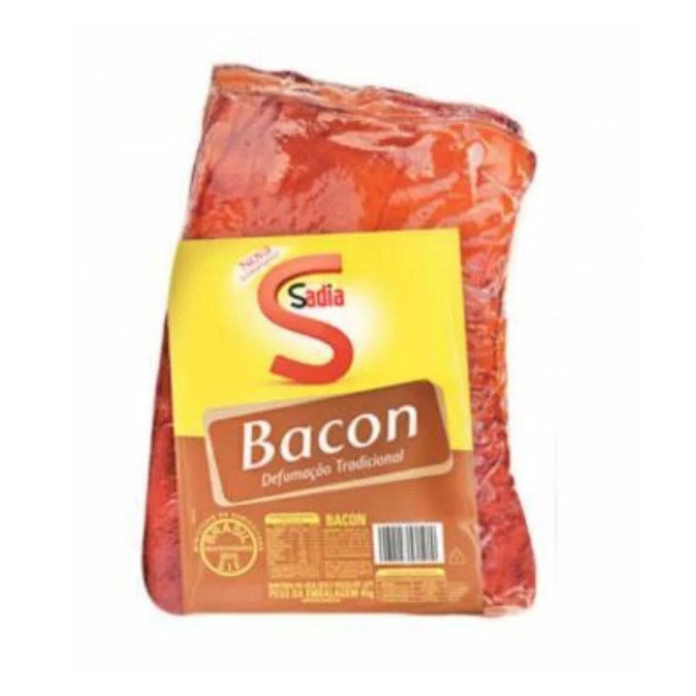 BACON SADIA PEDAÇO KG - PORÇÃO 400G - lavagnoli