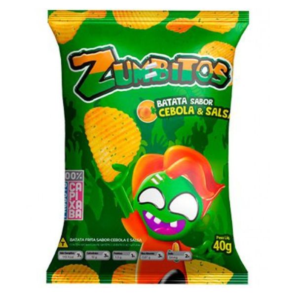 BATATA ZUMBITOS 40G CEBOLA/SALSA - lavagnoli