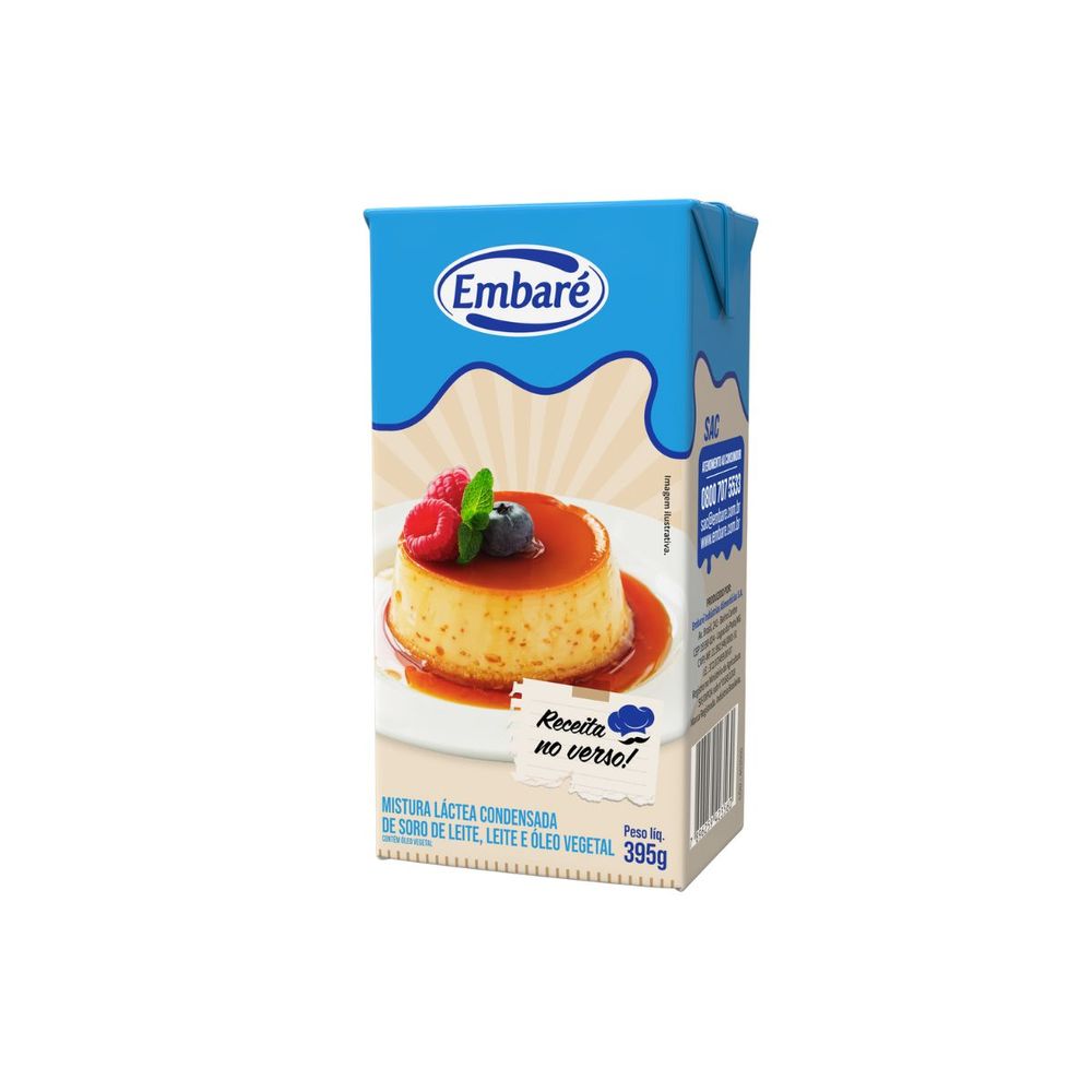 MISTURA LÁCTEA CONDENSADA EMBARÉ 395G - lavagnoli