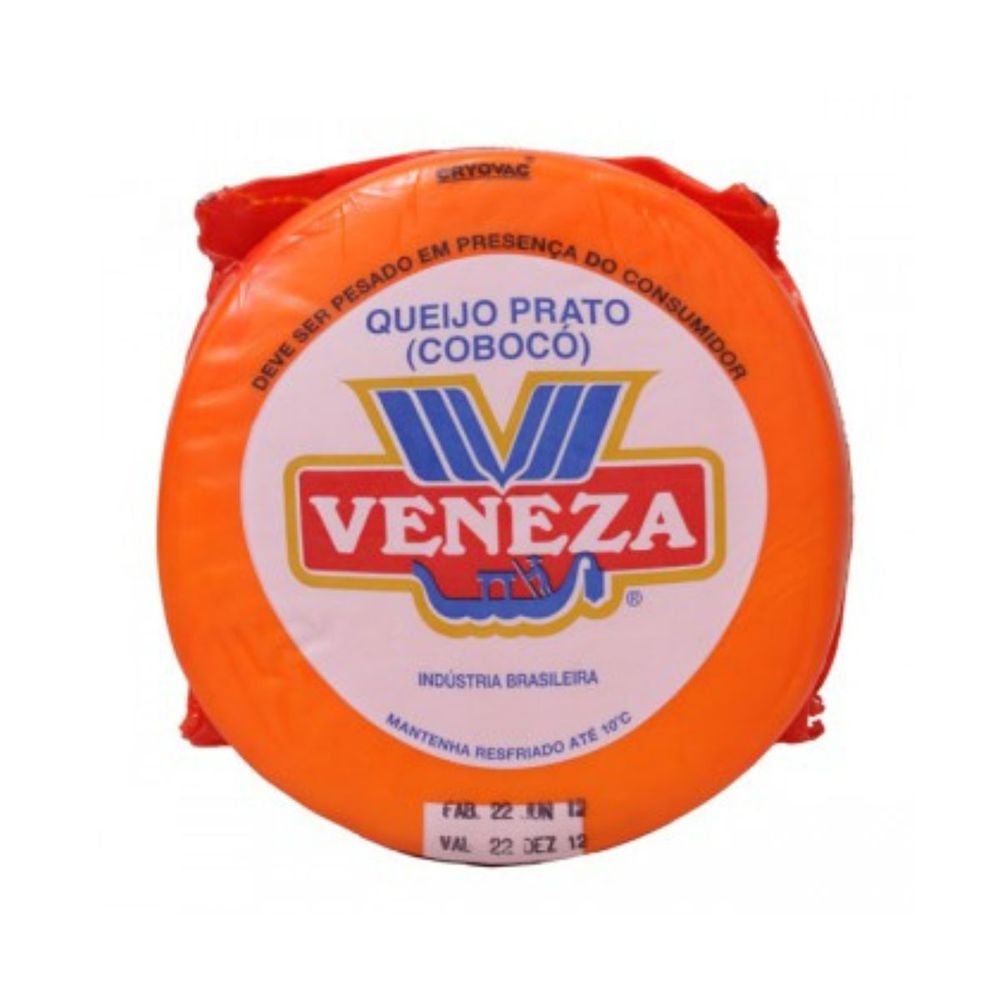 QUEIJO PRATO COBOCÓ VENEZA KG - PORÇÃO DE 1000G - lavagnoli