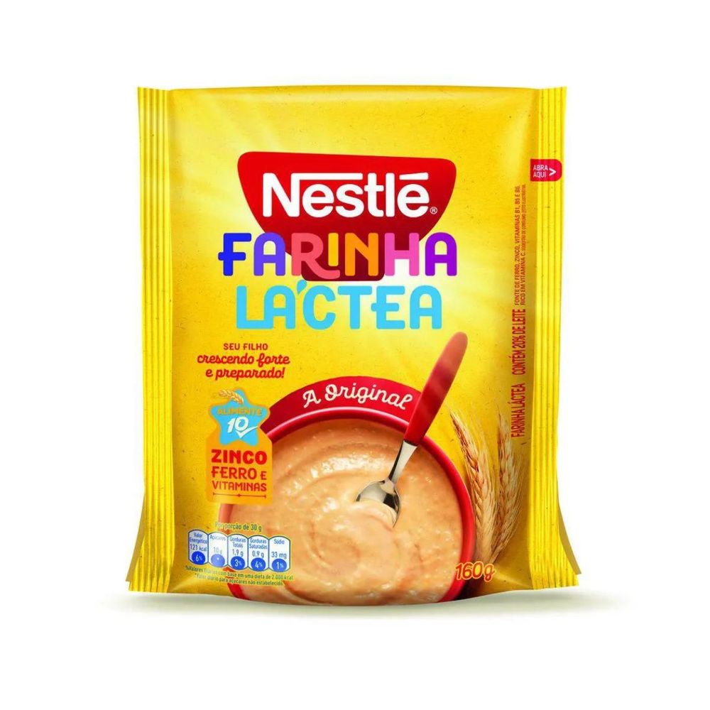 FARINHA LÁCTEA NESTLE 160G TRADICIONAL - lavagnoli