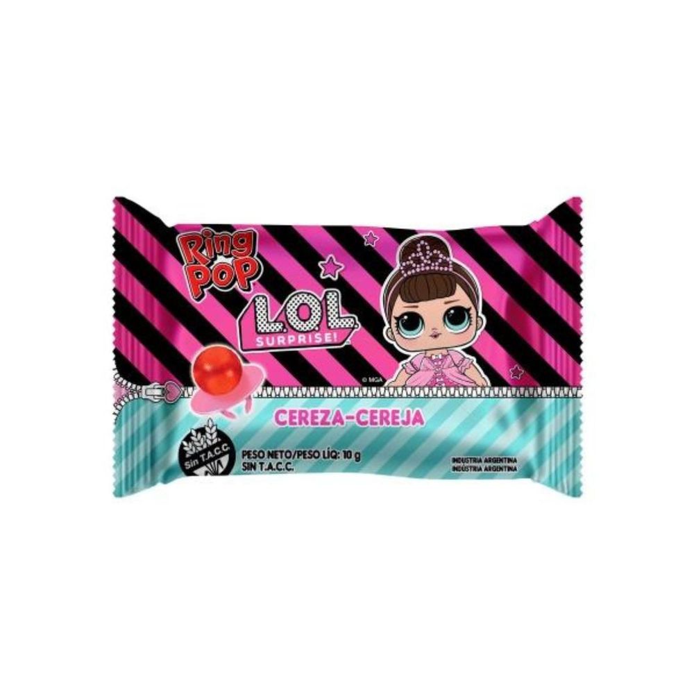 CANDY RING POP LOL 10G - lavagnoli