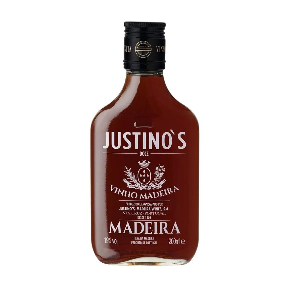 VINHO MADEIRA JUSTINO 200ML TINTO - lavagnoli