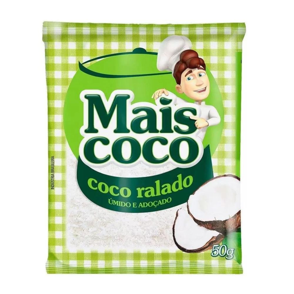 COCO RALADO MAIS COCO 50G - lavagnoli