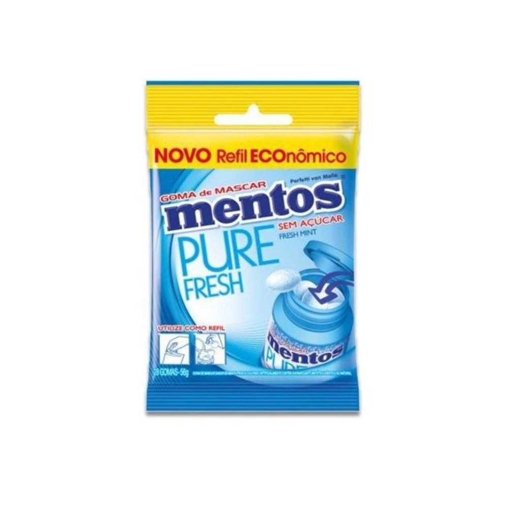 BALA MENTOS REFIL 56G FRESH MINT - lavagnoli