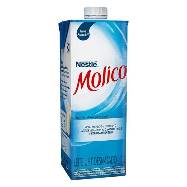 LEITE MOLICO UHT VITAMINAS 1L DESNATADO - lavagnoli