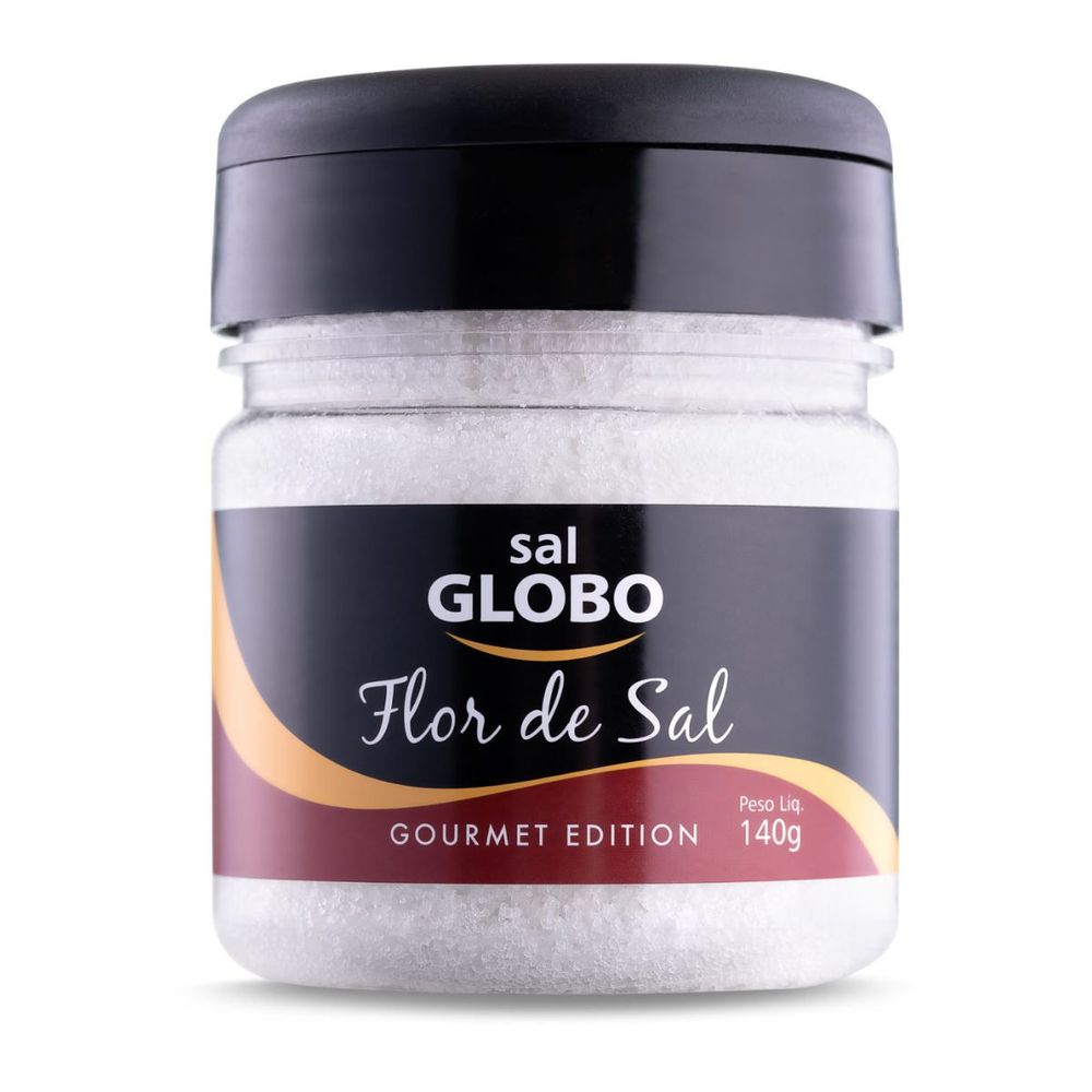 SAL GLOBO POTE 140G FLOR DE SAL - lavagnoli