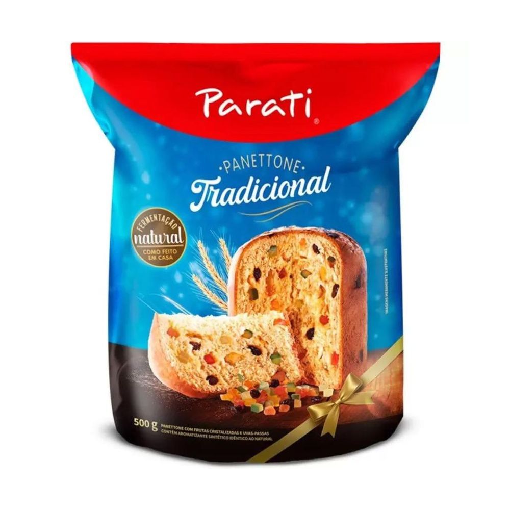 PANETTONE PARATI 500G FRUTAS TRADICIONAL - lavagnoli