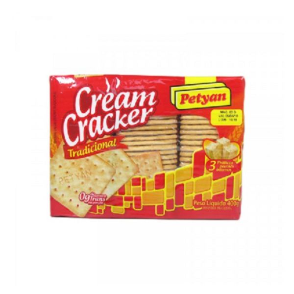 BISCOITO PETYAN 400G CRACKER TRADICIONAL - lavagnoli