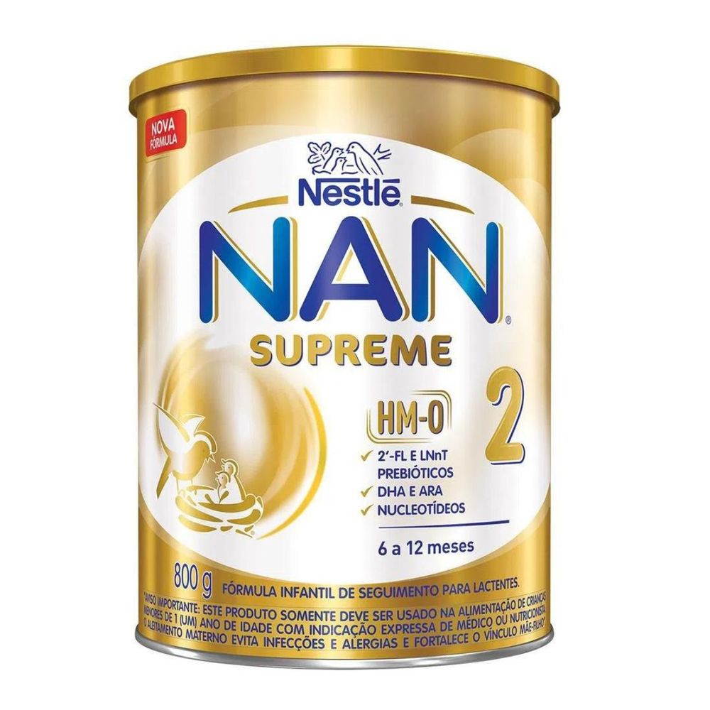 FÓRMULA INFANTIL NAN SUPREME 800G 6 A 12 MESES - lavagnoli