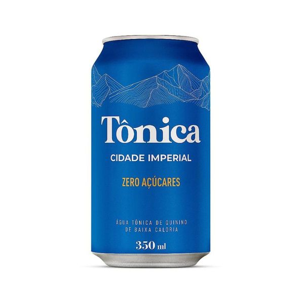 ÁGUA TÔNICA CIDADE IMPERIAL LATA 350ML ZERO AÇÚCAR - lavagnoli