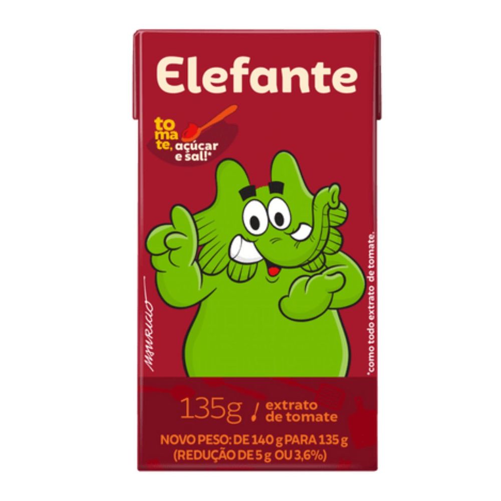 EXTRATO TOMATE ELEFANTE TP 135G TRADICIONAL - lavagnoli