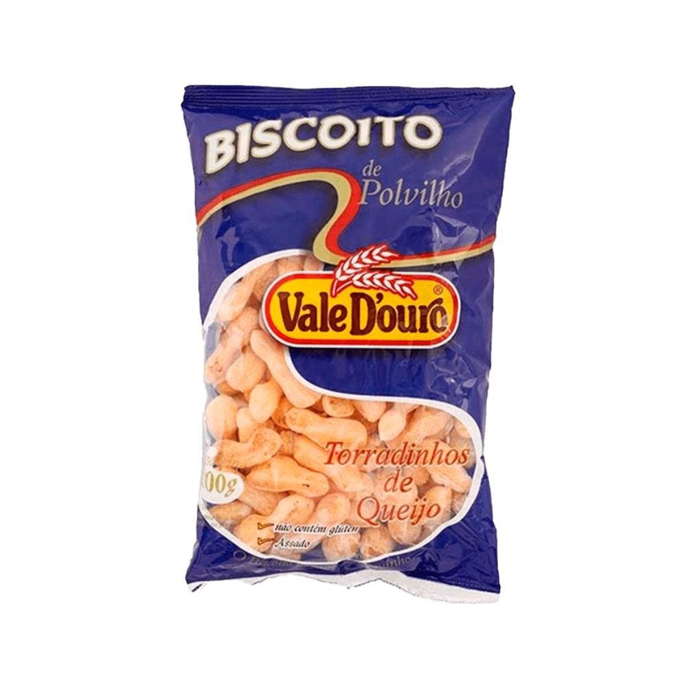 BISCOITO POLVILHO VALE DOURO 100G QUEIJO - lavagnoli