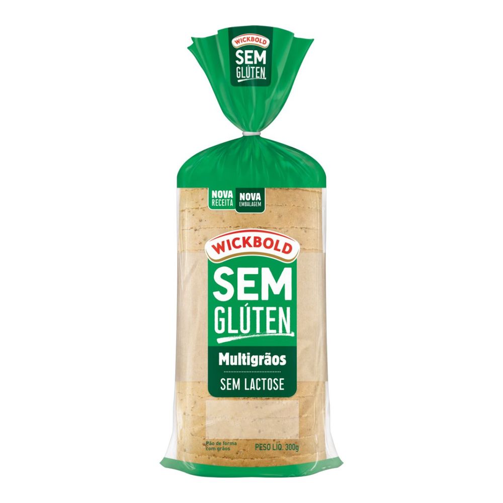 PÃO WICKBOLD SEM GLÚTEN 300G GRÃOS - lavagnoli