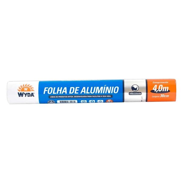PAPEL ALUMÍNIO WYDA 30CMX4M - lavagnoli