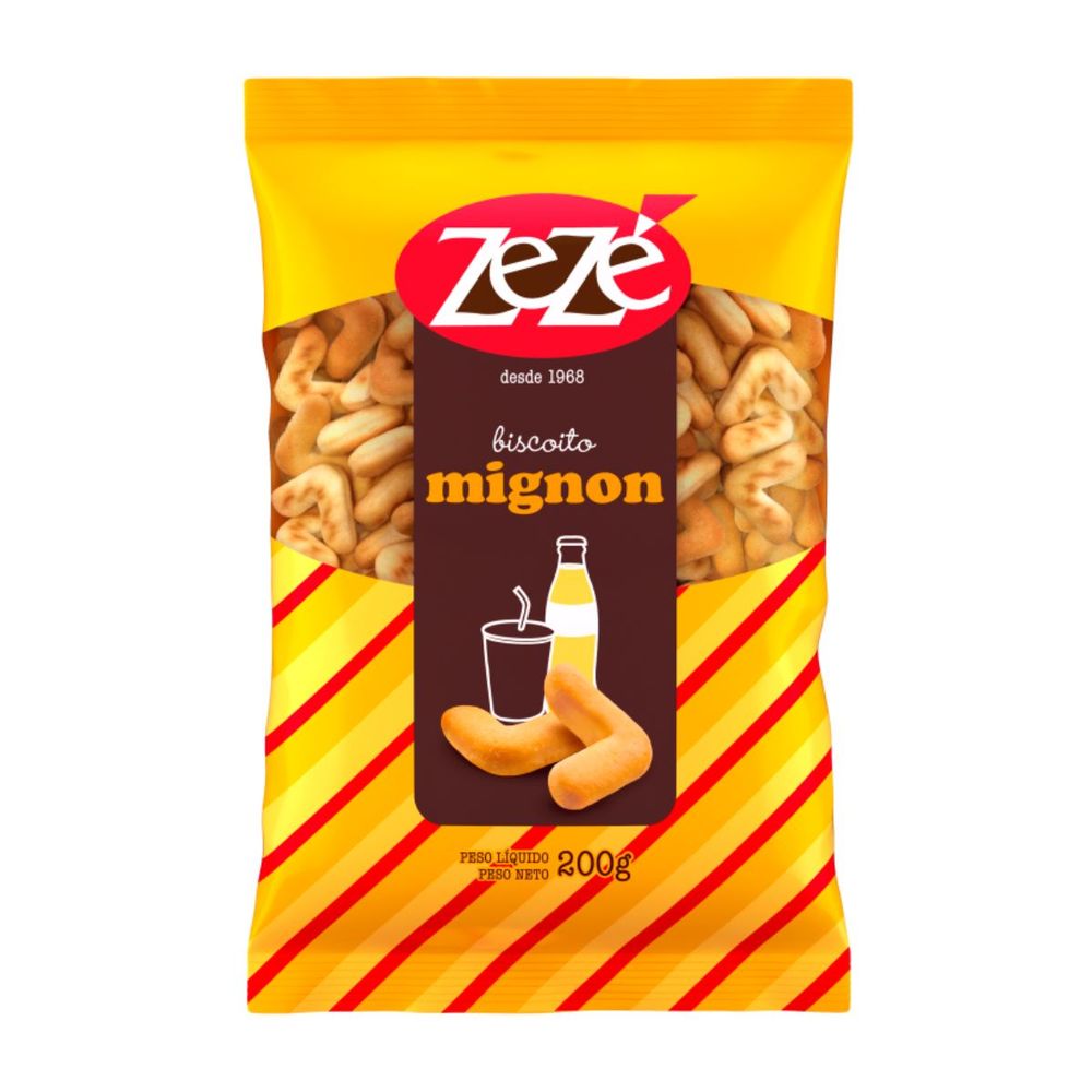 BISCOITO ZEZÉ 200G MIGNON - lavagnoli