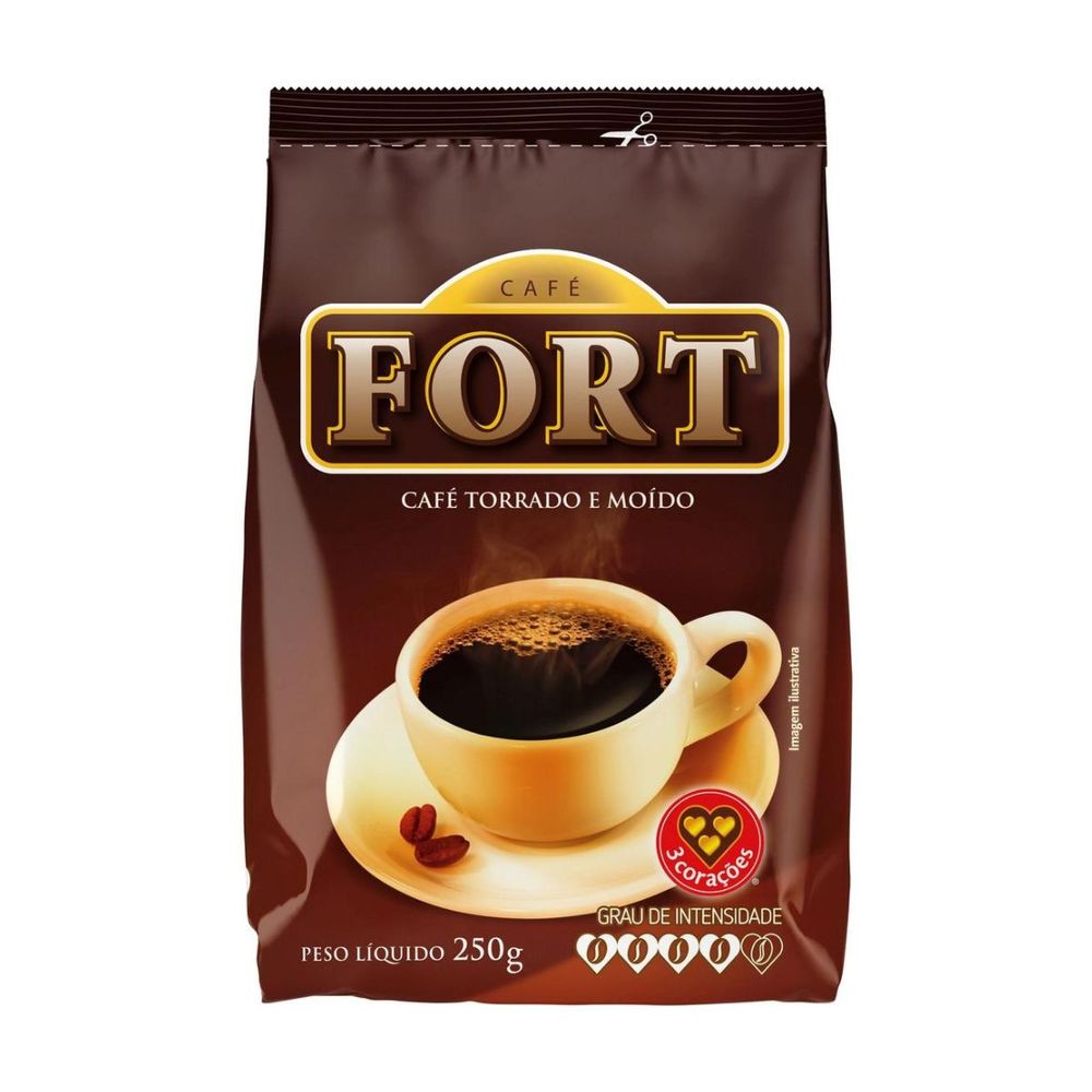 CAFÉ 3 CORAÇÕES 250G FORT - lavagnoli