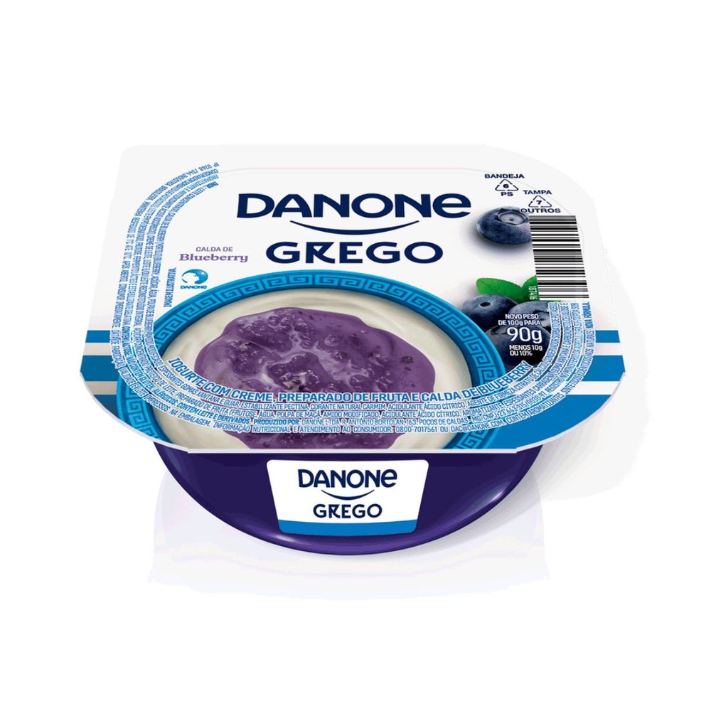 IOGURTE DANONE GREGO 90G BLUEBERRY - lavagnoli