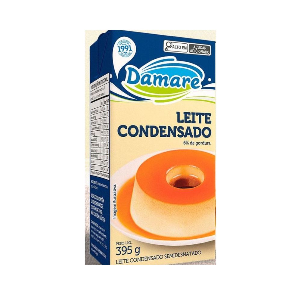 LEITE CONDENSADO DAMARE TP 395G - lavagnoli