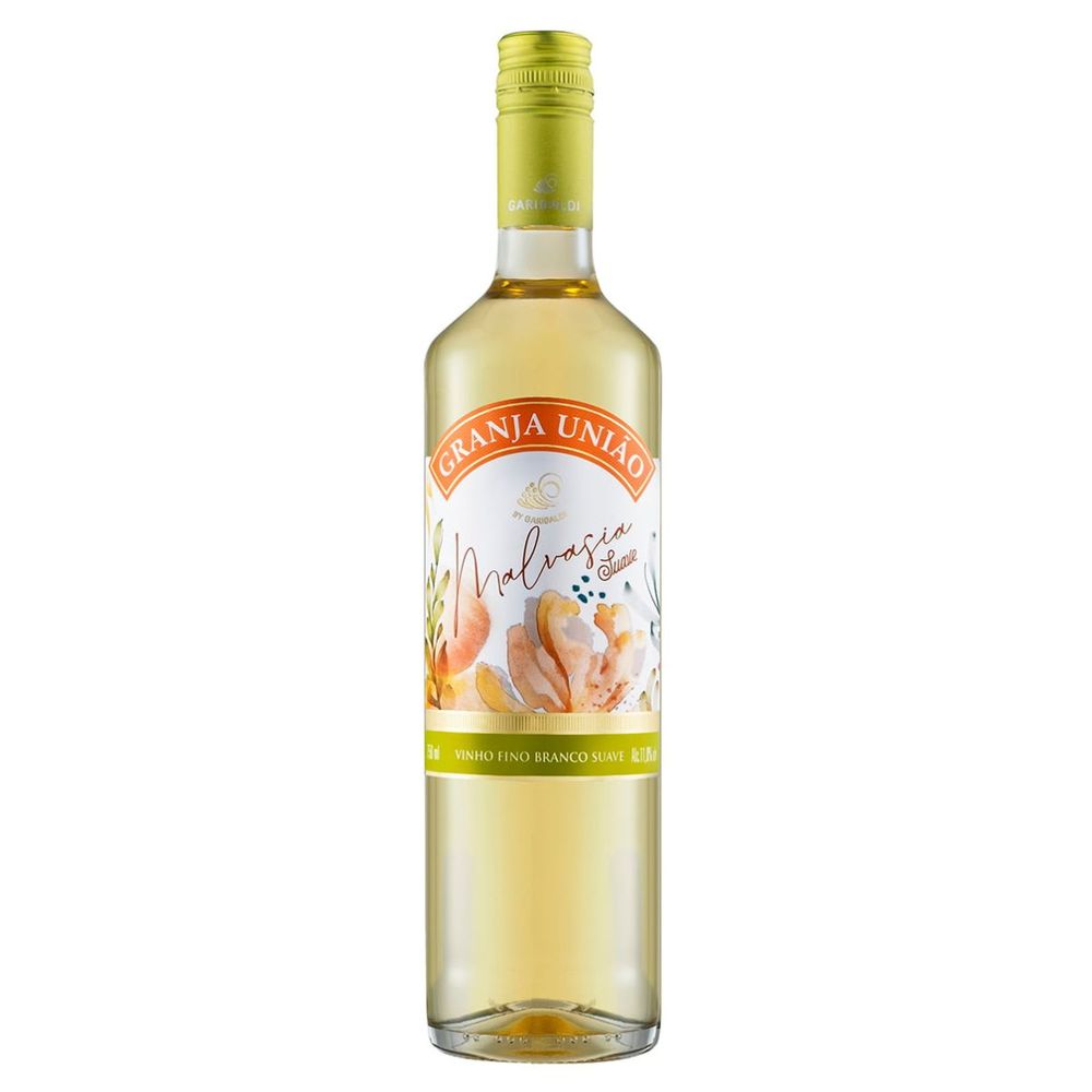 VINHO GRANJA UNIÃO 750ML BRANCO SUAVE MALVASIA - lavagnoli