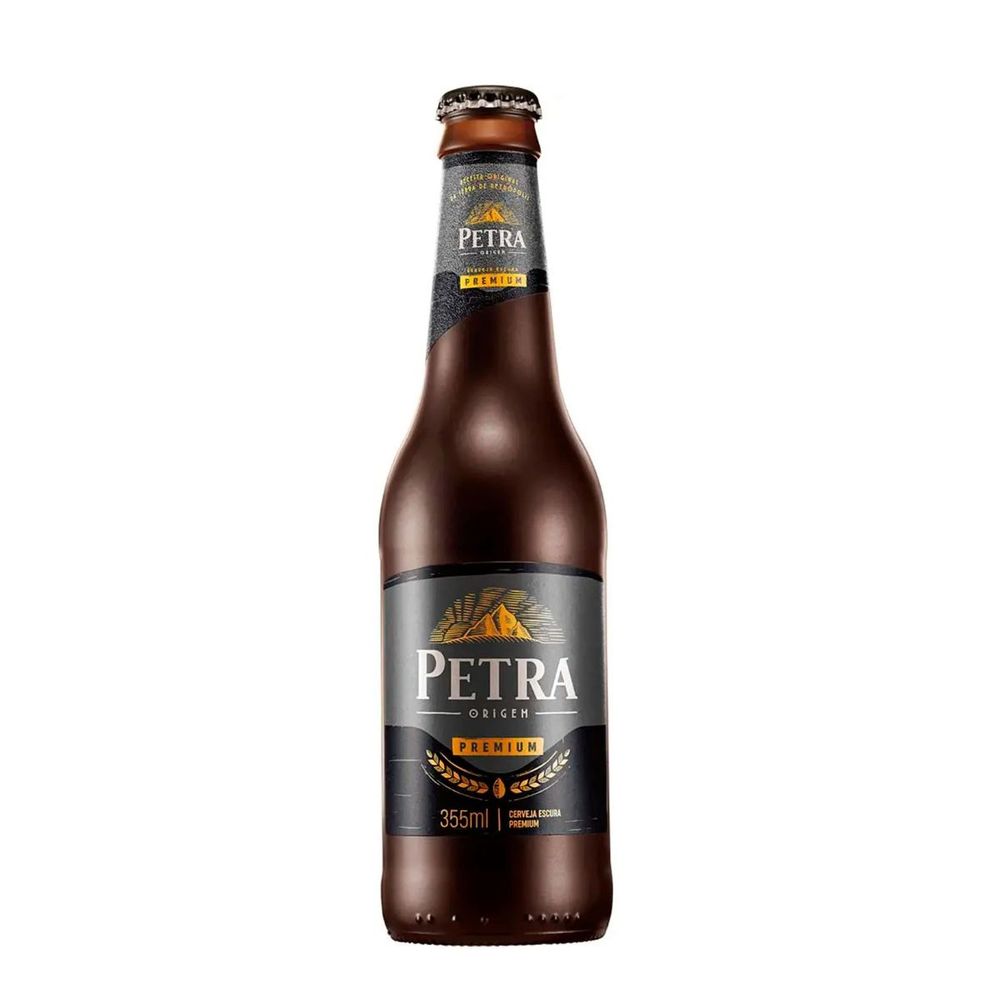 CERVEJA PETRA PREMIUM LONG NECK 330ML ESCURA - lavagnoli
