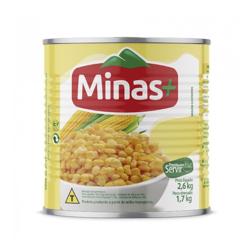 MILHO MINAS MAIS LATA 1.7KG TRAD - lavagnoli