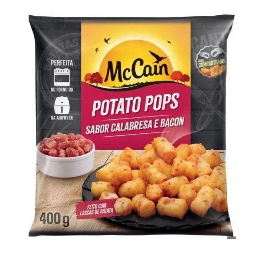 BATATA MC CAIN POPS 400G CALABRESA E BACON - lavagnoli