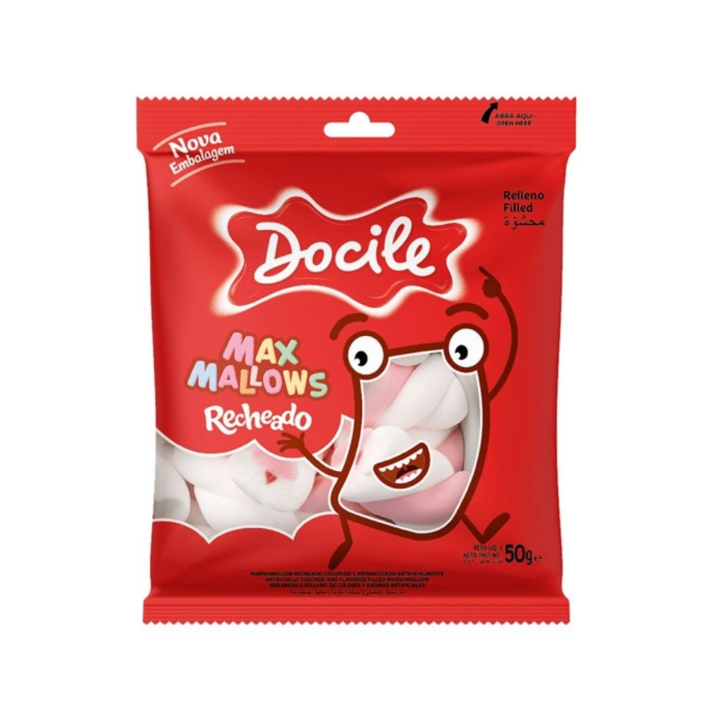 MAXMALLOWS DOCILE 50G TWISTER RECHEADO ROSA - lavagnoli