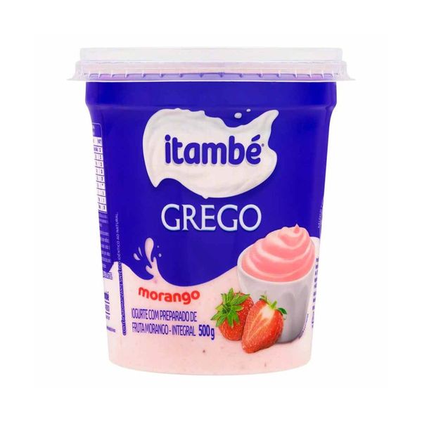 IOGURTE ITAMBÉ GREGO 450G MORANGO - lavagnoli
