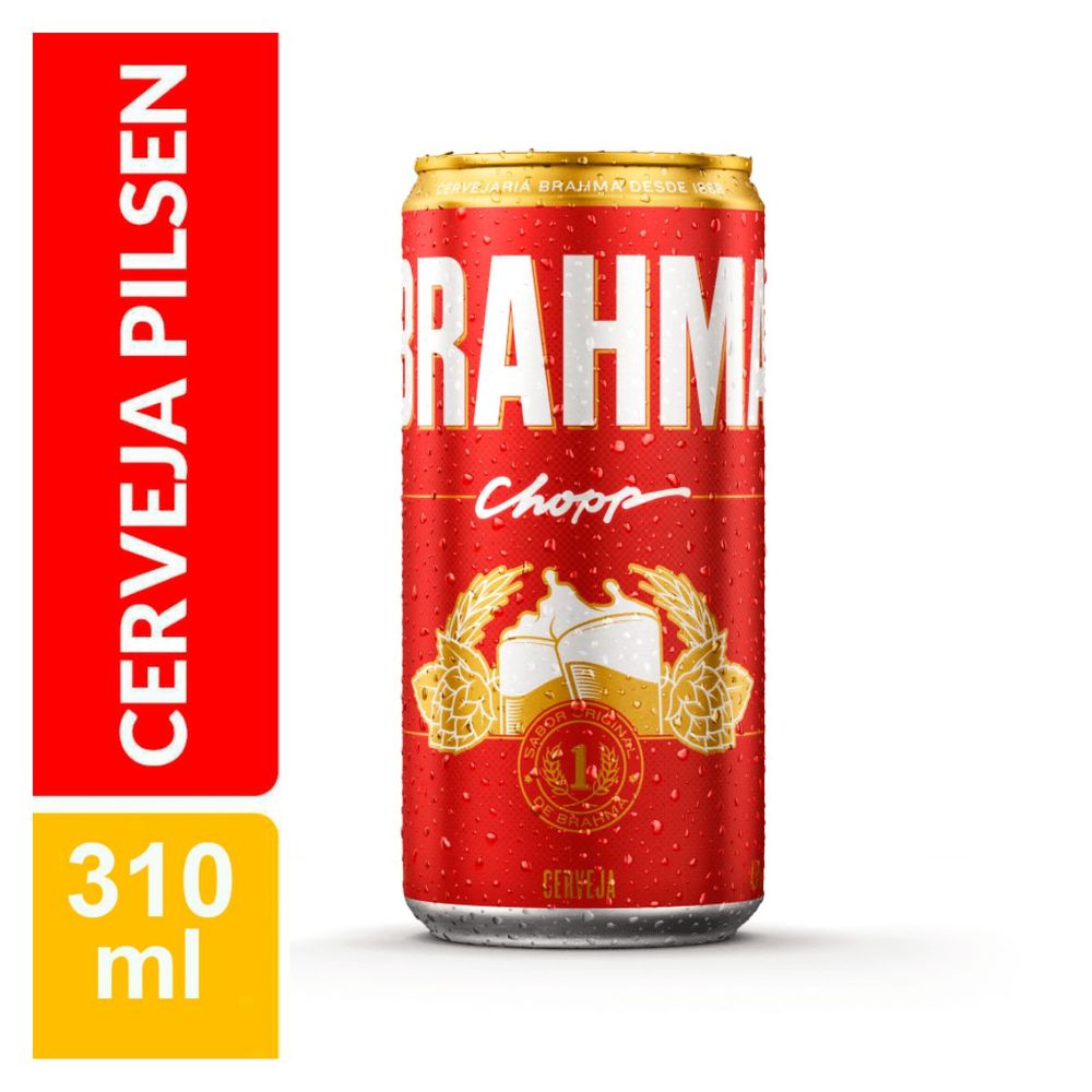 CERVEJA BRAHMA LATA 310ML - lavagnoli
