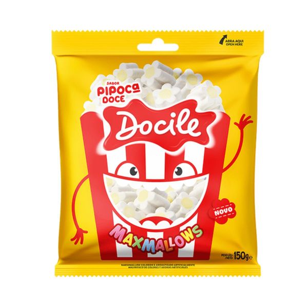 MAXMALLOWS DOCILE 150G PIPOCA - lavagnoli