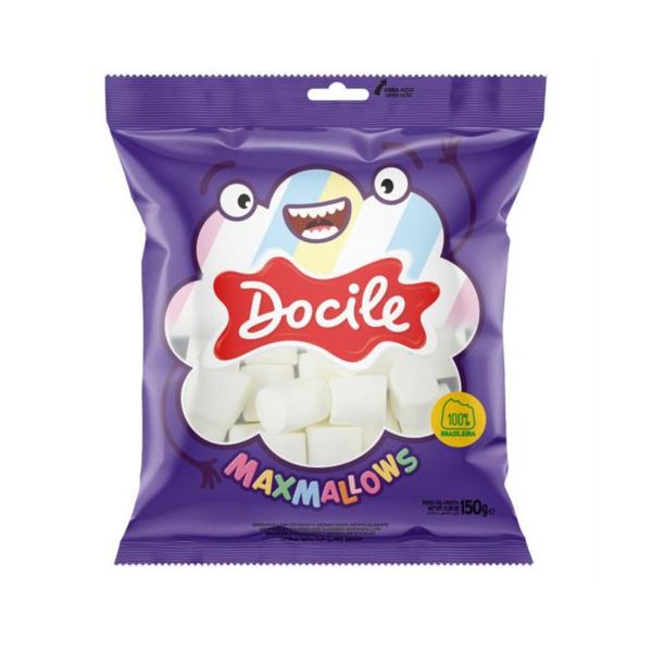 MAXMALLOWS DOCILE 150G TUBO BRANCO - lavagnoli