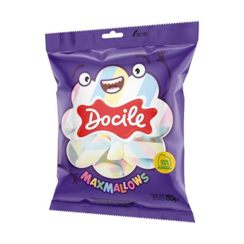 MAXMALLOWS DOCILE 150G TWISTER COLOR BAUNILHA - lavagnoli