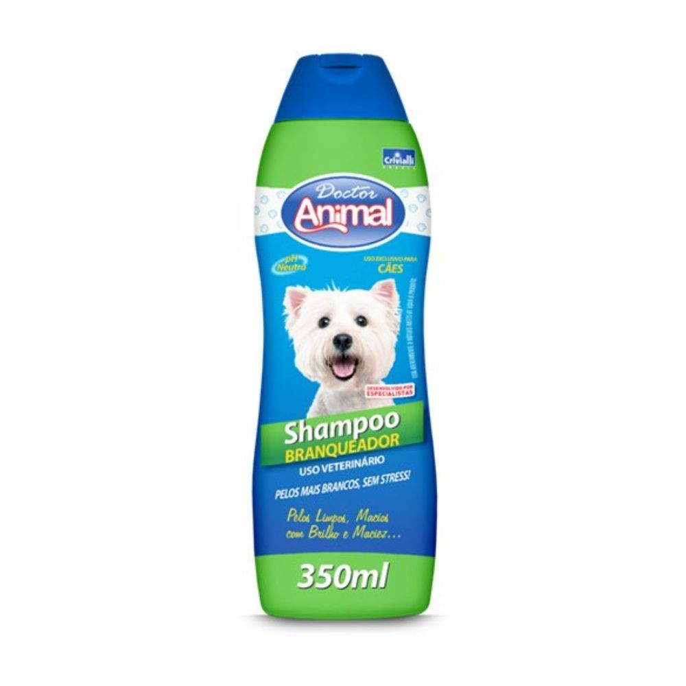 SHAMPOO DOCTOR ANIMAL CÃO/GATO 350ML BRANQUEADOR - lavagnoli