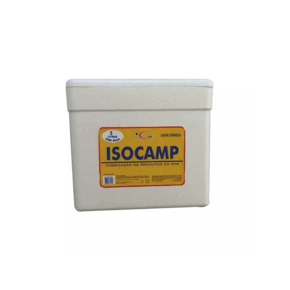 CAIXA TÉRMICA ISOCAMP 3L ISOPOR - lavagnoli CAIXA TÉRMICA ISOCAMP 3L ISOPOR - lavagnoli