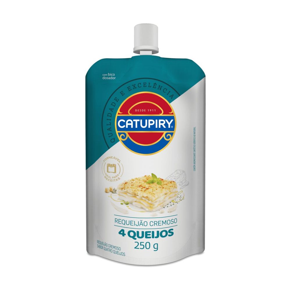 REQUEIJÃO CATUPIRY 250G 4 QUEIJOS - lavagnoli