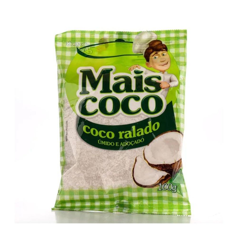 COCO RALADO MAIS COCO 100G - lavagnoli