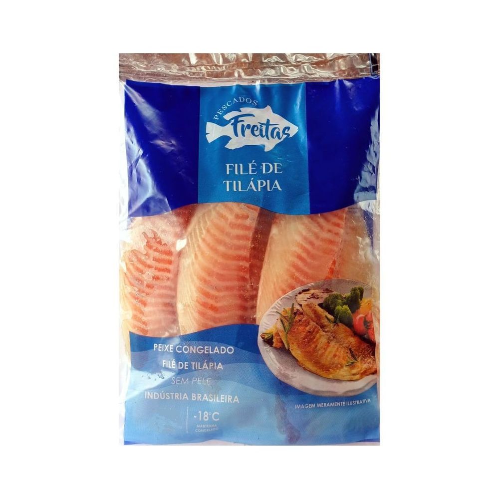 FILÉ TILÁPIA FREITAS 1KG - lavagnoli