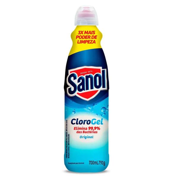 CLORO SANOL GEL 700ML ORIGINAL - lavagnoli
