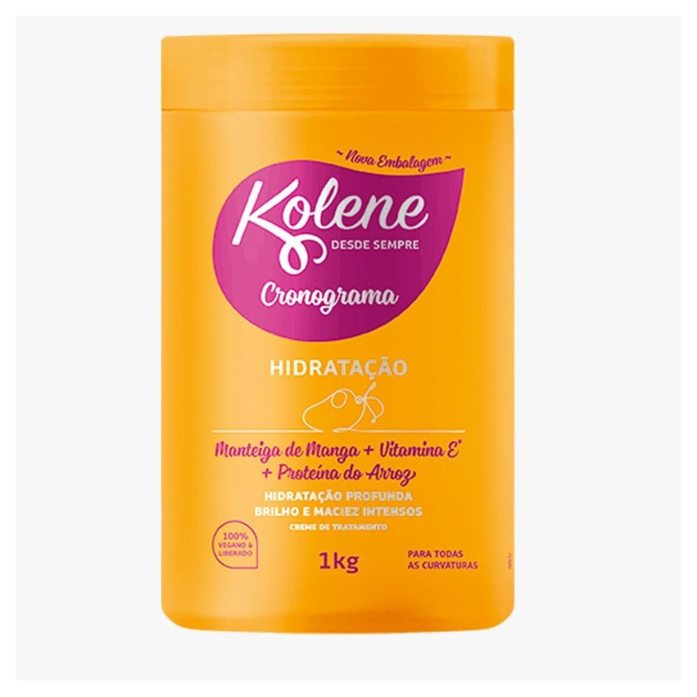 CREME TRATAMENTO KOLENE CRONOGRAMA 1KG HIDRATAÇÃO - lavagnoli