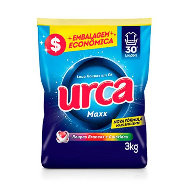 SABÃO PÓ URCA 3KG MAXX - lavagnoli