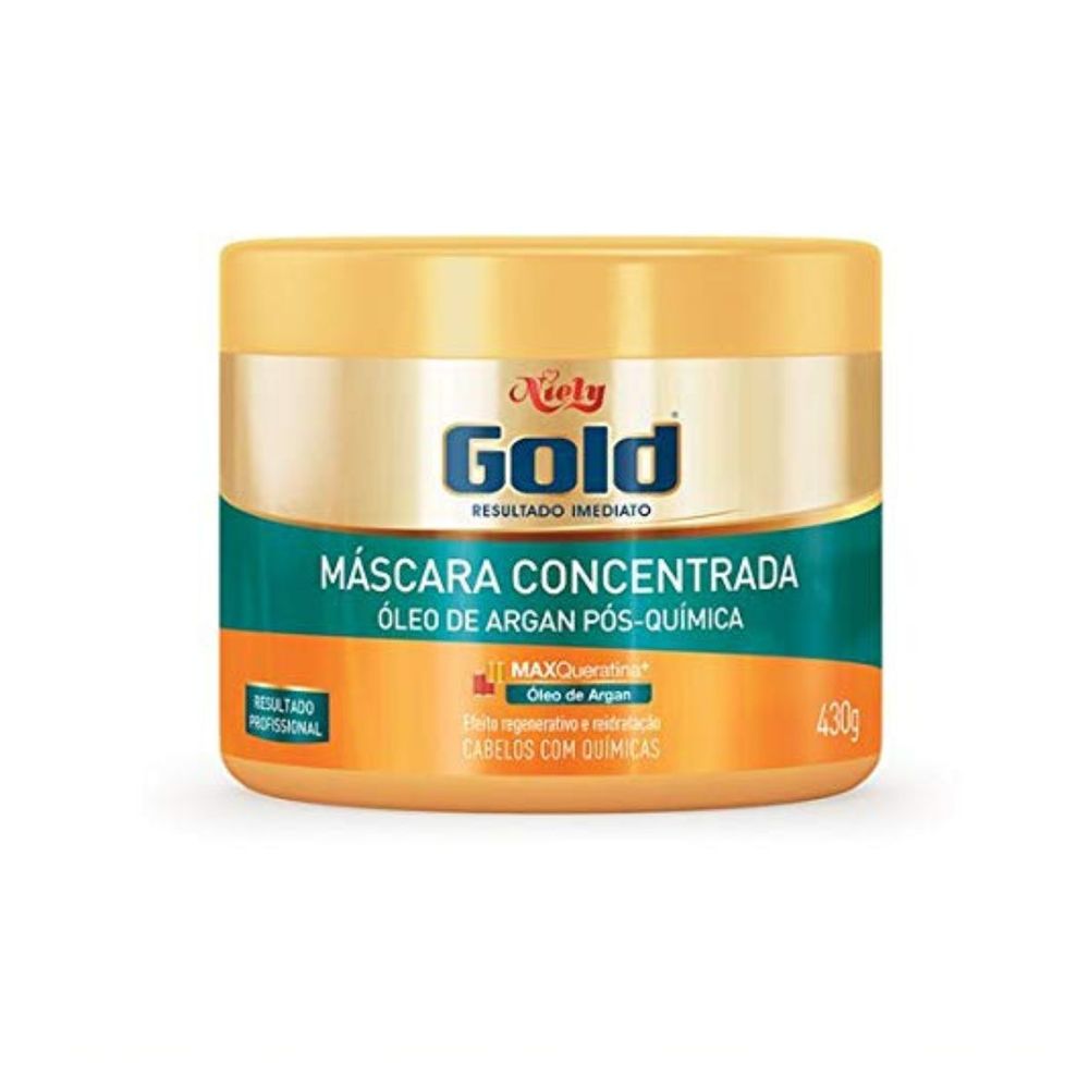 CREME TRATAMENTO NIELY GOLD 430G PÓS QUÍMICA - lavagnoli