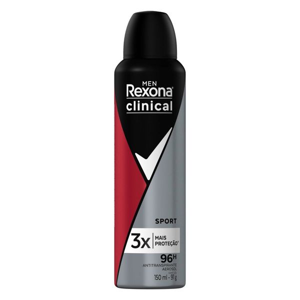 DESODORANTE REXONA CLINICAL AERO 91G SPORT - lavagnoli