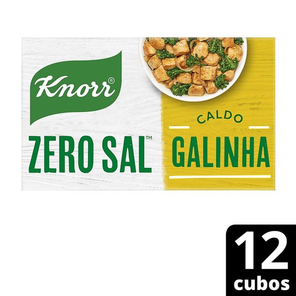 CALDO KNORR ZERO SAL GALINHA 96G 12 CUBOS - lavagnoli