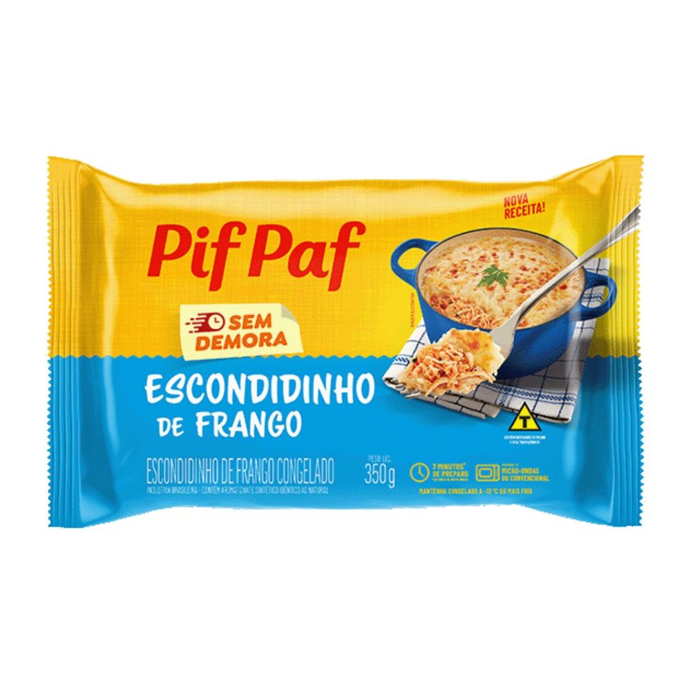 ESCONDIDINHO PIF PAF 350G FRANGO - lavagnoli