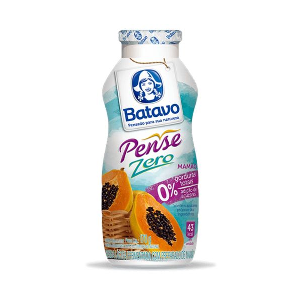 BEBIDA LÁCTEA BATAVO PENSE 0% 170G MAMÃO - lavagnoli